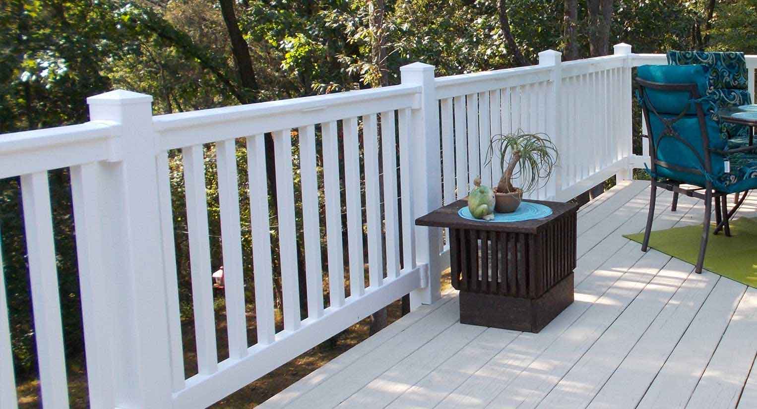 Vinyl Deck Railing Colors Vinyl Railing For Decks And Porches